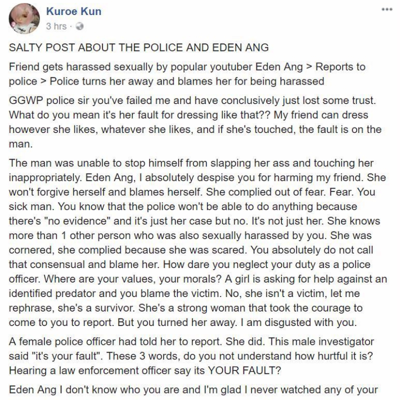 Singaporean YouTuber Accused By Multiple Women of Rape, Gross Sexual ...