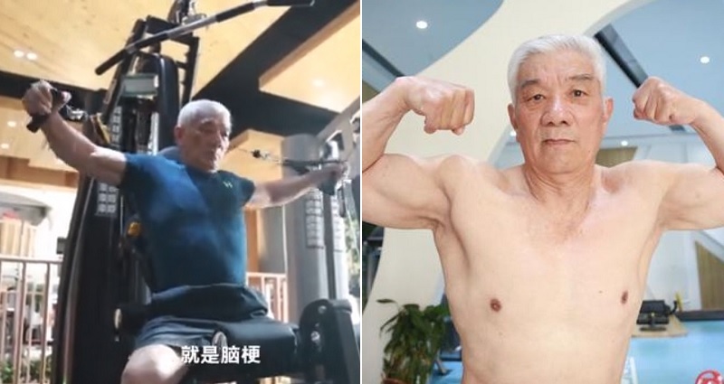 81-Year-Old Fit Grandpa in China Thinks He Can Take Arnold ...