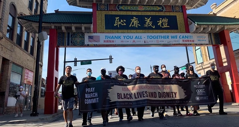 Asian American and Black Churches in Chicago March Together for BLM ...