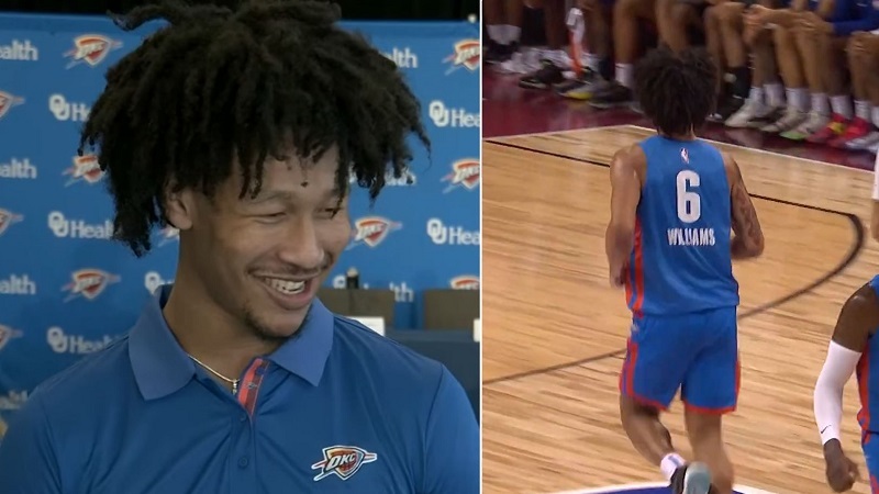 Jaylin Williams makes history as first player of Vietnamese descent to ...