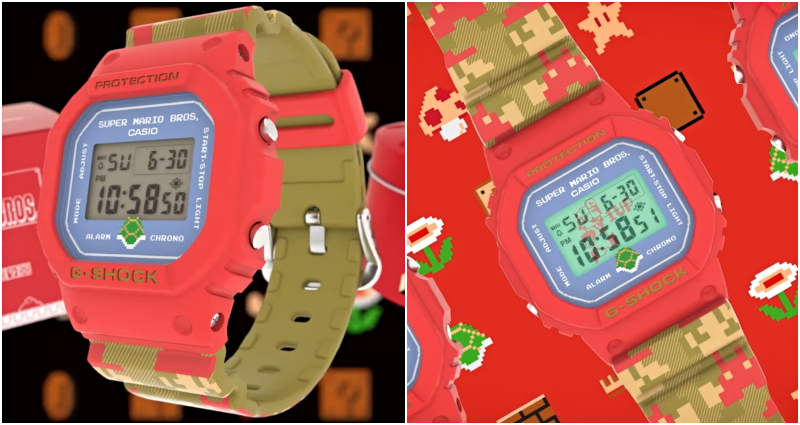 Casio, Super Mario Bros. collaborate for nostalgic $150 watch ...