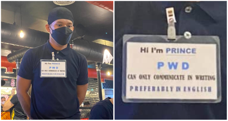 Waiter with disability at Korean BBQ restaurant in the Philippines ...